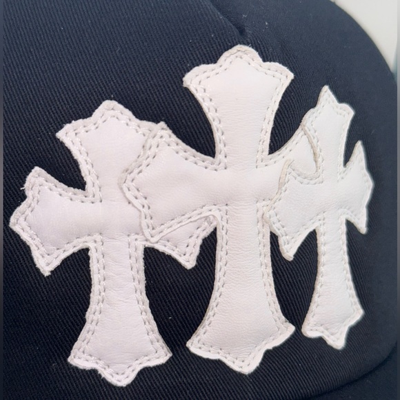 Chrome Hearts | Accessories | Chrome Hearts Leather Triple Cross ...